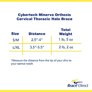 Minerva Orthosis Cervical Thoracic Halo Brace-L/XL