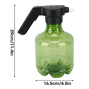 Miokycl 3L Electric Watering Plant Spray Bottle PP 800 Mah Rotating Nozzle Automatic Garden Sprayer Can for Indoor Outdoor Plants (Green)