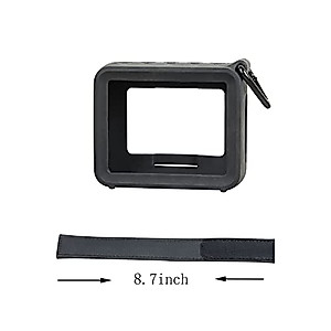 Hermitshell Silicone Carrying Case Replacement for JBL GO2 - Waterproof Ultra Portable Bluetooth Speaker (Black 2)