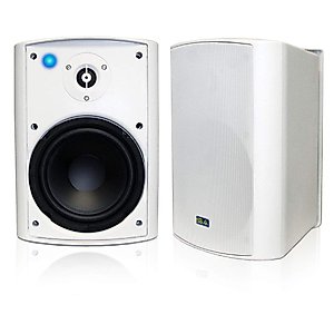 Sound Appeal Wireless Streaming 6.50" Indoor/Outdoor Weatherproof Patio Speakers, Bluetooth Speaker (White - Pair)