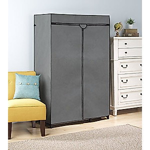 Whitmor COVER ONLY for Double Rod Closet with Heavy Duty Zipper - Gray