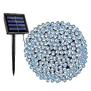 Solar String Lights, Amzxart 72ft 200 LED Solar Powered String Lights, 8 Modes Waterproof Solar Lights Outdoor for Garden, Patio, Party, Trees, Homes Decor (Cool White)