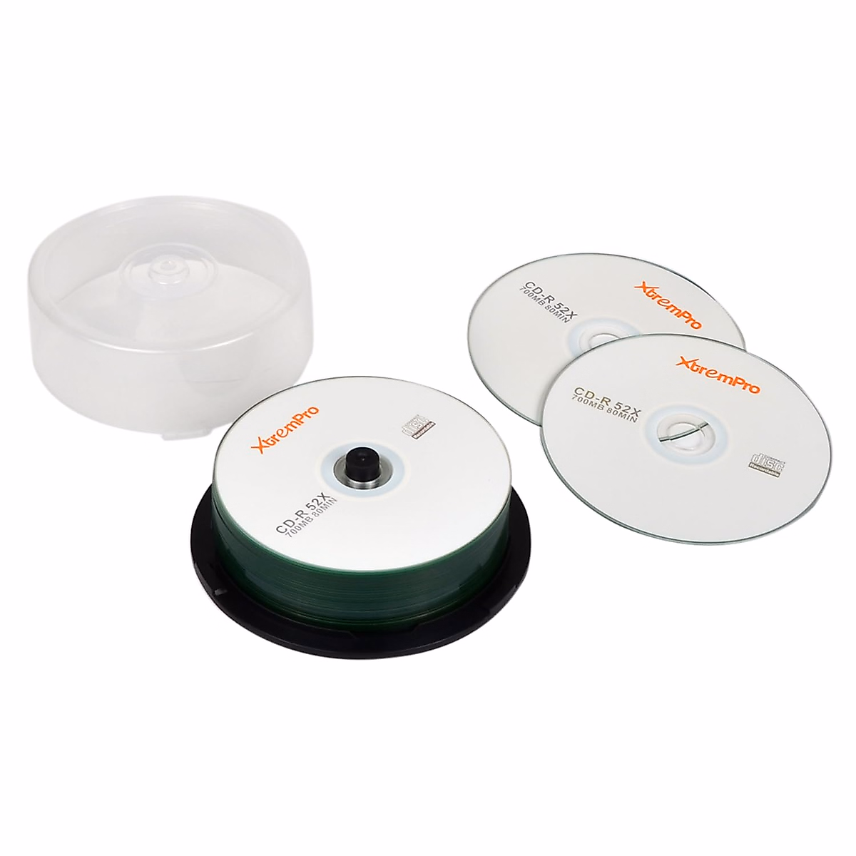 XtremPro CD-R 52X 700MB 80Min CD 50 Pack Blank Discs in Spindle (11038)