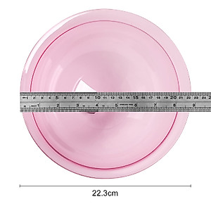 Titoe Buttocks Vacuum Cups 180mL Vacuum Therapy Cupping Machine Accessories Butt Suction Cups with Y-Hose,A Pair