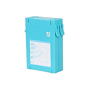 iMBAPrice (Pack of 3 Zipo 2.5" Two Latchable Hard Drive Protector Cases (3 Pack of 2 (Total 6), Blue)