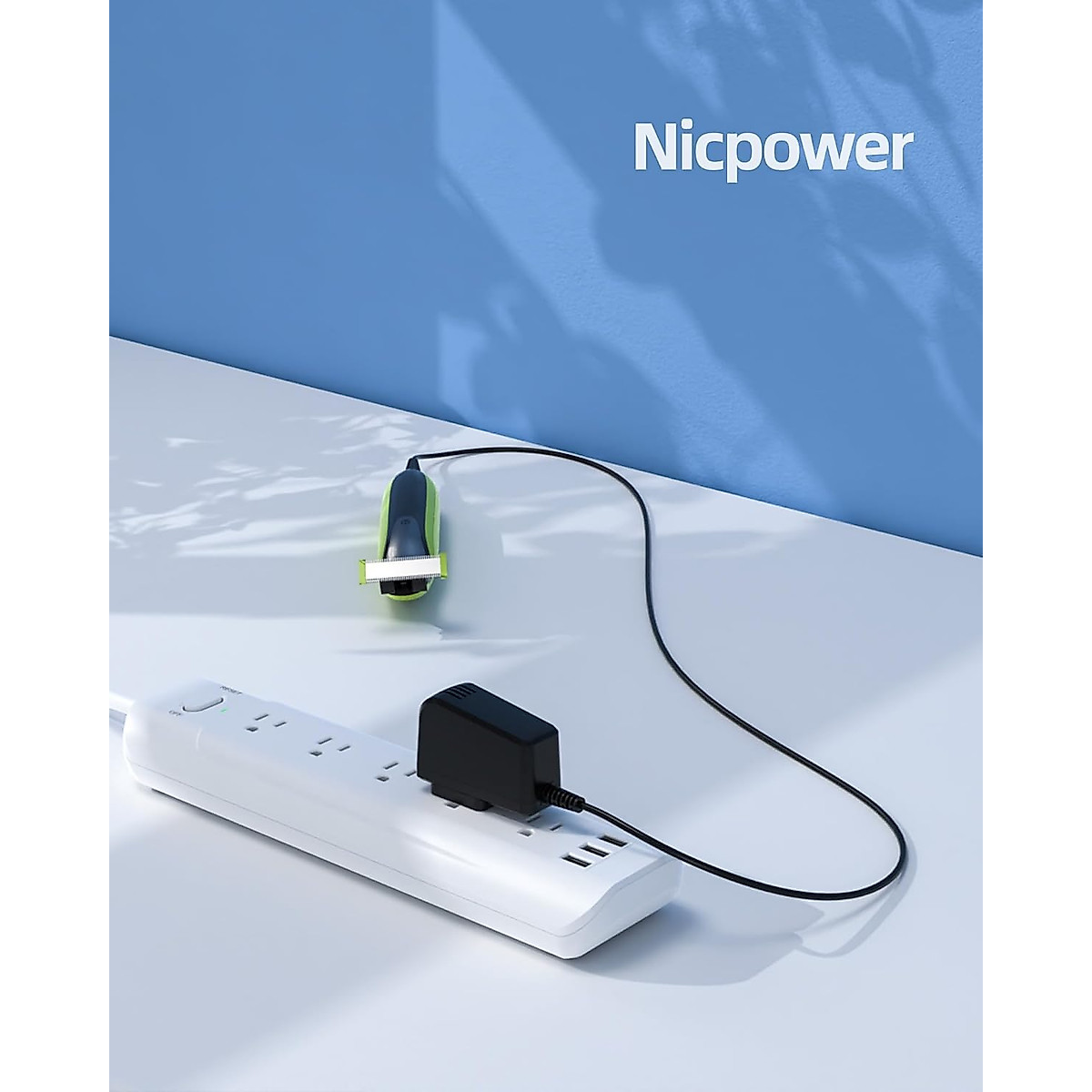 8V Power-Cord Fit for Philips-HQ850, Philips-QP2630 Shaver-Razor-Trimmer Charger Adapter Supply