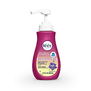 Veet Gel Hair Remover Cream with Essential Oils, 13.50 Ounce (Package May Vary)