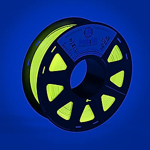 PRINTALOT PLA 3D Printer Filament, Dimensional Accuracy +/- 0.03 mm, 1 kg Spool, 1.75 mm Fluo Yellow