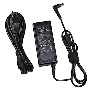 HQRP 19V AC Adapter Compatible with Samsung HW-K360 HW-KM36 HW-KM36C PS-WK360 Soundbar Speaker System Power Supply Cord Adaptor + Euro Plug Adapter