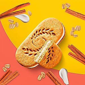 belVita Breakfast Sandwich Cinnamon Brown Sugar with Vanilla Creme Breakfast Biscuits, 30 Total Packs, 6 Boxes (2 Sandwiches Per Pack)