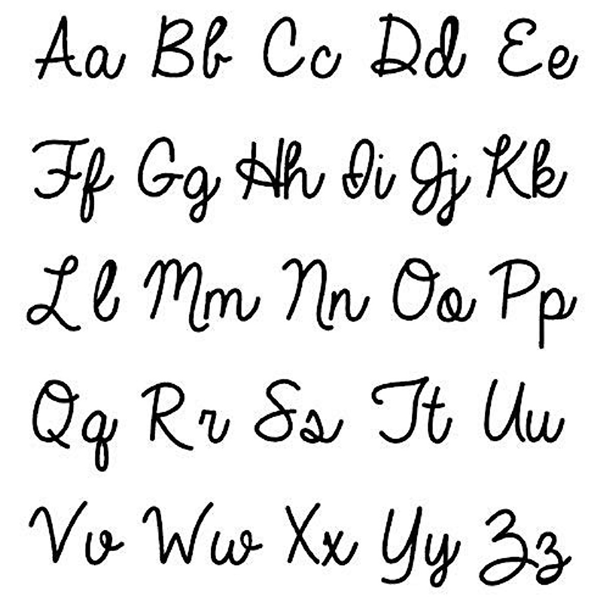 MYKA Personalized Cursive Name Necklace Custom Made Precious Metals Sterling Silver 925 & Gold Jewelry Nameplate Gift for Christmas (Sterling Silver)