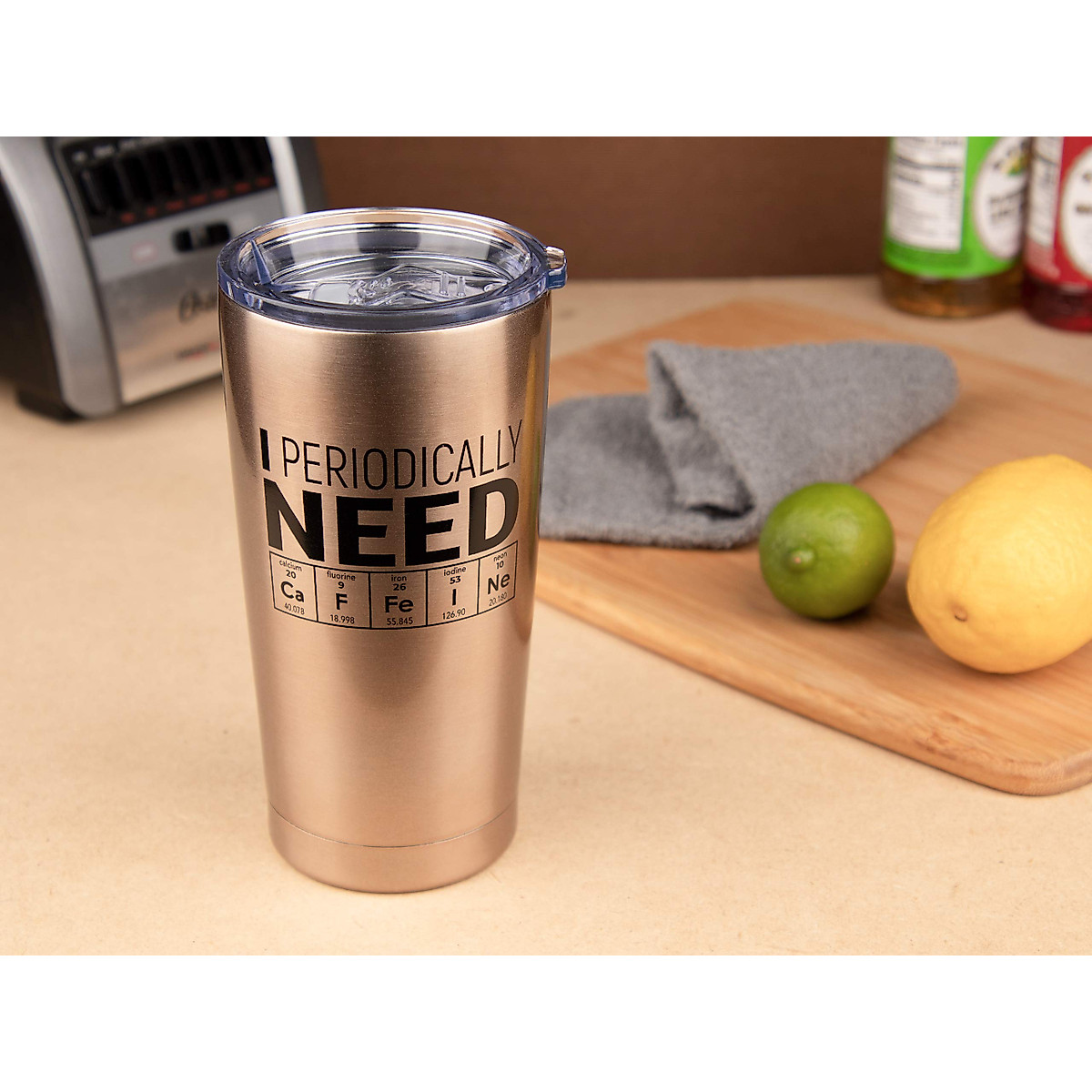 Chemistry Gifts- Coffee Tumbler/Travel Mug 20oz - Gift Idea for Teachers, Biology, Nerd, Science Teacher, Biology, for Adults, Professor, Women, Men, Geek