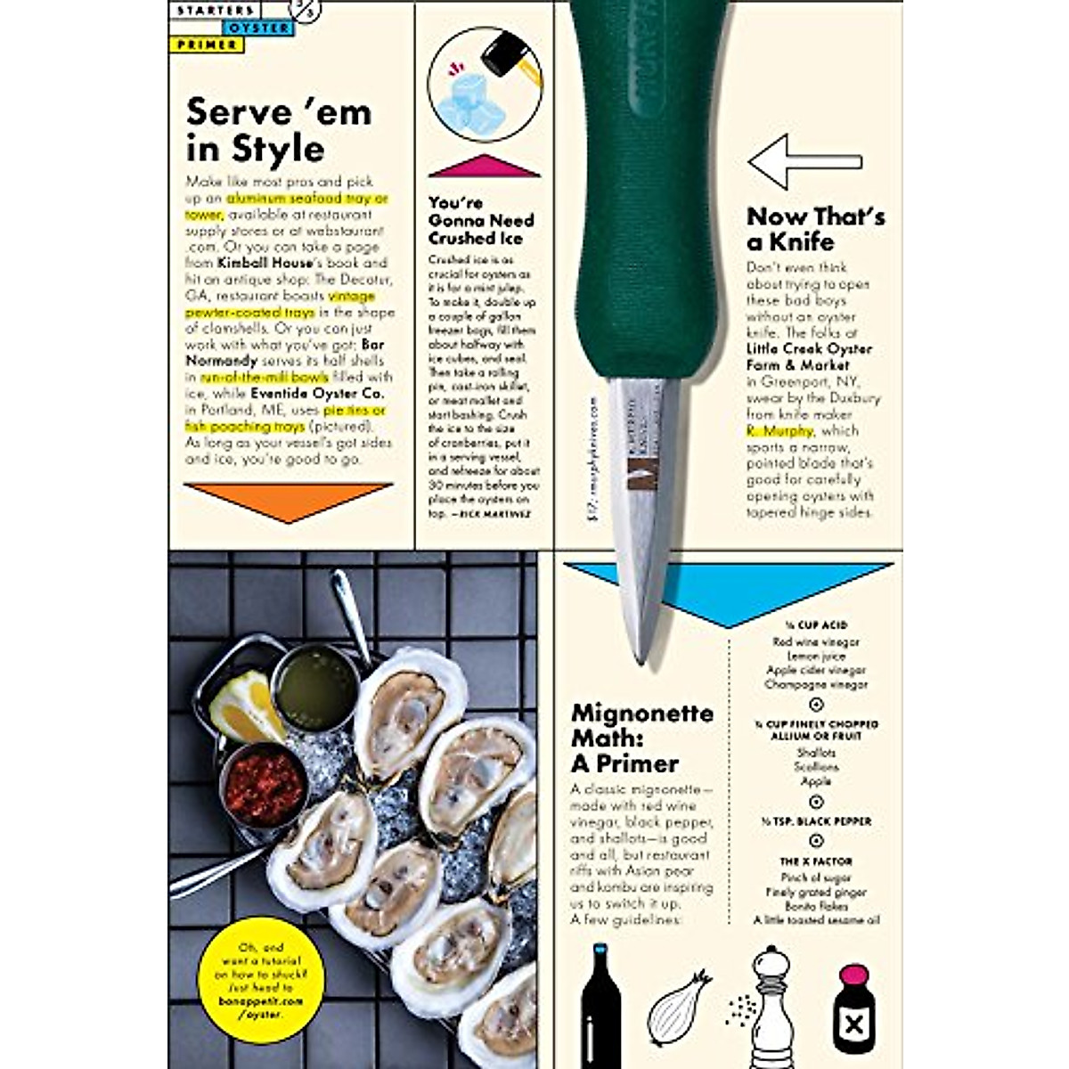 R. Murphy/Ramelson Duxbury Oyster Knife - As Seen in Bon Appetit Magazine - Shellfish Seafood Clam Shucker Tool - Made in USA