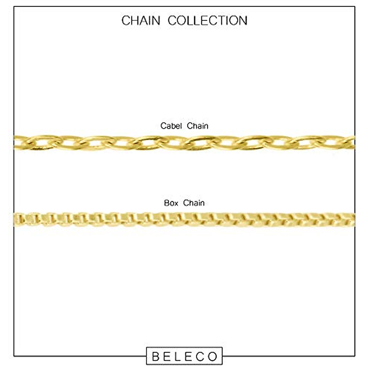 Beleco Jewelry Old English Name Necklace Custom Made Any Name