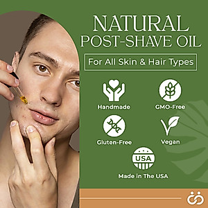 Efua Oil, Ingrown Hair Removal and Razor Bump Stopper Oil for Shaving and Waxing, Natural Neem Oil for Skin w/Tea Tree Oil, Removes Razor Bumps, Redness, and Razor Burn, 0.5 oz - Relief from Ingrown