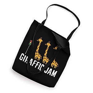 Funny Giraffic Jam Cute Giraffe Giraffe Pun Cute Giraffe Tote Bag