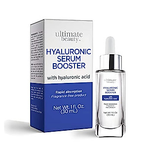 Ultimate Beauty | Hyaluronic Acid Serum Booster, 1.5% Pure Hydrating Serum to Plump and Repair Dry Skin, 1fl. Oz