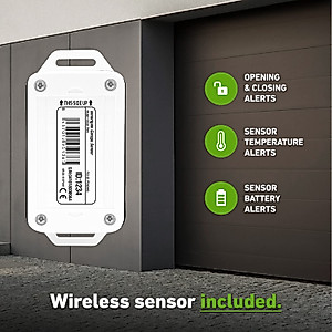 ismartgate LITE Smart Garage Door Opener Remote, APP Control, Compatible with Apple Homekit, Amazon Alexa, Google Assistant, IFTTT, Compatible with All Garage doors. Wireless sensor included.