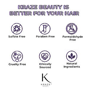 kraze beauty Deep Shampoo For Oily and Damaged Hair Sulfate And Paraben Free (16 Fl Oz.)