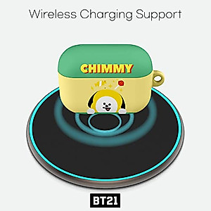 BT21 Official Merchandise Designed for Airpods Pro Case Cover Protective Hard Case with Keychain for Airpods Pro Case - CHIMMY