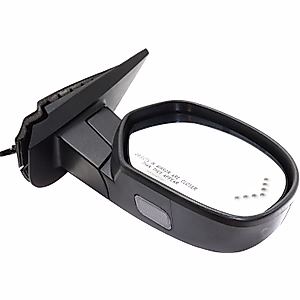 Kool Vue Left & Right Power Heated Mirrors for Chevrolet Silverado 1500 Cadillac Escalade 2009-2014 Power Fold With Signal Light, Memory & Puddle Lamp Chrome without Marker Light; without Spotlight