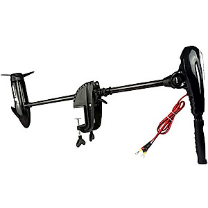 Newport X-Series 55lb Thrust Transom Mounted Saltwater Electric Trolling Motor w/LED Battery Indicator (36" Shaft)