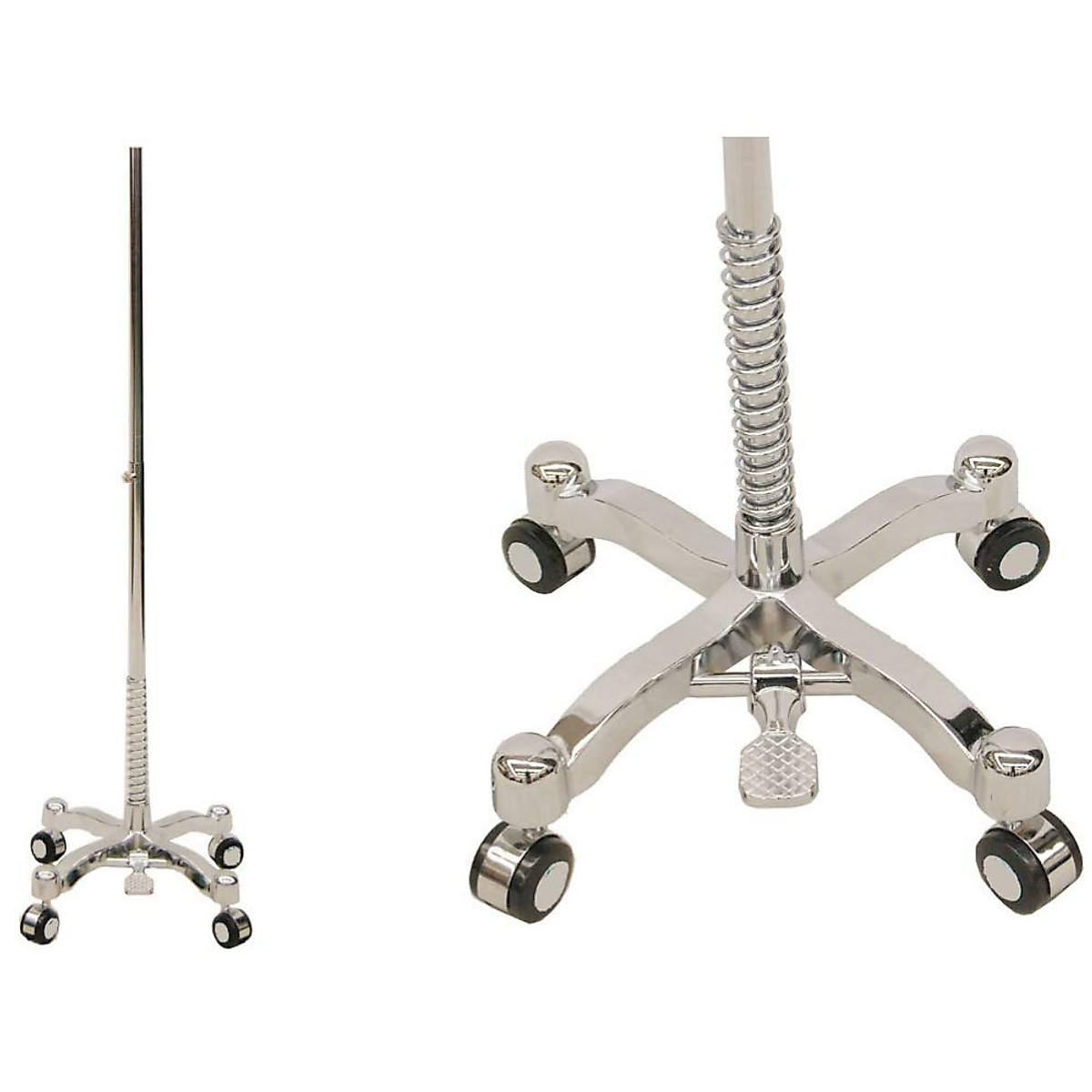 Adult Female White Linen Pinnable Dress Form Mannequin 3/4 Torso with Thighs and Rolling Chrome Base #F1WL-WCDX