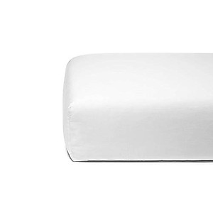 Cotton Organics 100% Organic Jersey Fitted Crib Sheets Soft, Hypoallergenic & Durable Premium Cotton, Natural White for Boys and Girls (White)