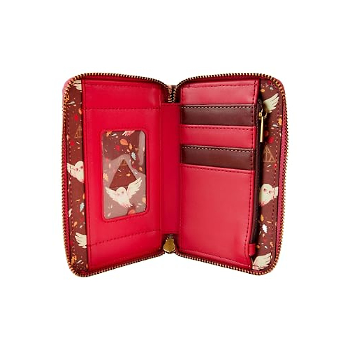 Loungefly Harry Potter Hogwarts Fall Zip Around Wallet | Harry Potter Wallets Standard
