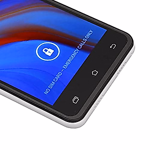 Unlocked Cell Phones, White Supports 2.4G 5G WiFi 5MP Front Camera Smartphone 5.0inch Dual SIM Dual Standby for Calling (US Plug)