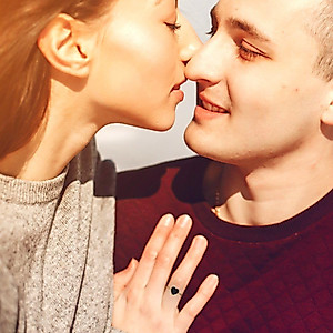 1.95ct Heart Cut Solitaire Rope Twisted Knot Genuine Natural Black Onyx 5-Prong Classic Statement Ring 14k yellow Gold 5.75