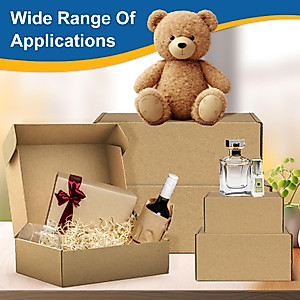 Famagic 12Pack 7x5x2 Small Mailing Boxes - Brown Shipping Boxes for Small Business, Corrugated Cardboard Mailer Boxes for Packaging, Bulk