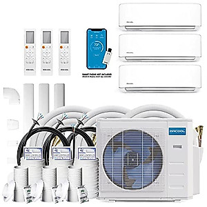 MRCOOL DIYM336HPW06C07 DIY Multi-Zone Series Ductless Heat Pump, White