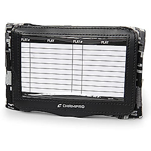 CHAMPRO unisex teen Triple Wristband Playbook, Camo Black, Youth US