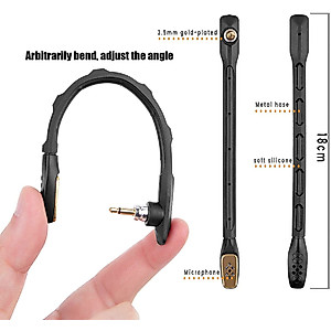 A40 Microphone Replacement for Logitech ASTRO A40/A40 TR Gaming Headset Microphone for PS5,PS4,Xbox One,Xbox Series X/S,PC,Mac,Phone,Detachable 3.5mm Noise Cancelling Headset Microphone Accessory
