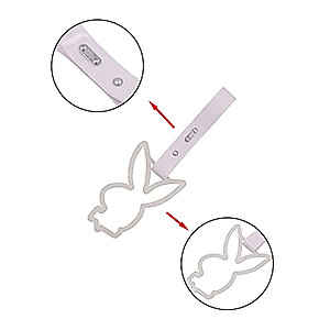 Playboy Bunny Shaped Glow in the Dark Green JDM TSURIKAWA Subway Bus Handle Strap Charm Drift