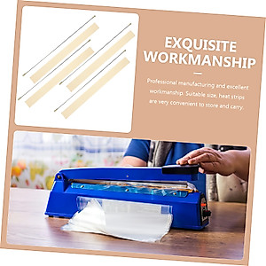Kichvoe Sealer Replacement Element Grip 4pcs Impulse Sealer Heating Element Service Spare Repair Parts Heat Seal Strips Sealing Machine Accessory