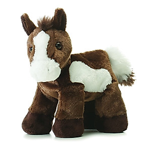 Aurora World Mini Flopsie Plush Horses 8 Paint & Gypsy, 8 In