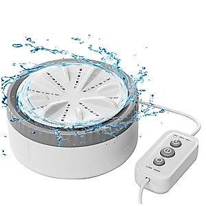 KUYYFDS Portable Washing Machine USB Powered Mini Washer Turbine 3 Modes Travel Personal Washing Machine for Business Trip Home Apartment College Rooms