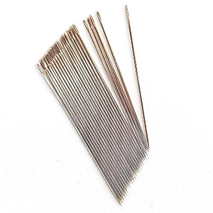 poppip 30 pcs. of #8 Hand Sewing Large Eye Sewing Double Long Needles Japanese Quality Sharp Hand Stitching Repair Cloths Crafting Embroidery Craft Hobbies DIY