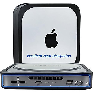 Mini Mount Protection Cover- Soft Silicone Cover for Mac Mini 2010-2023,M1,M2,M2 Pro Scratch Free in Metal Mount Holder(Silicone Coverage)