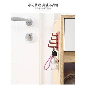 NA Creative Organ Hook Kitchen Wall-Mounted Nail-Free Hanger Behind The Door Bathroom no Traces on The Walls Plastic Bathroom Adhesive Hook