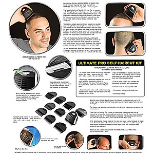 MANGROOMER™ Ultimate PRO Self-Haircut Kit with Lithium MAX™ Power, Hair Clippers, Hair Trimmers and Waterproof to Save You Money!