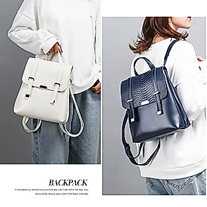 Travel Backpack Fashion Handbags Classic Female Shoulder Bag Casual Rucksack Crossbody Bags for Women (Blue)