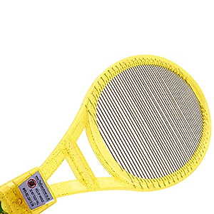 The Executioner Fly Killer Mosquito Swatter Racket Wasp Bug Zapper Indoor Outdoor (Yellow)