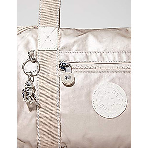 Kipling Art Mini, Silver (Metallic Glow)