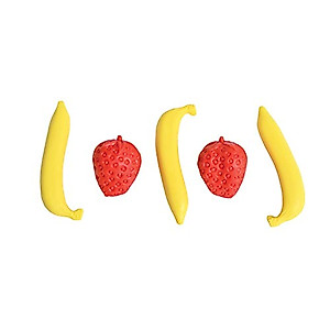 Edx Education Fruit Counters - Set of 108 - Early Math Manipulative for Kids - Teach Beginner Addition and Subtraction - Build Counting, Sorting and Language Skills