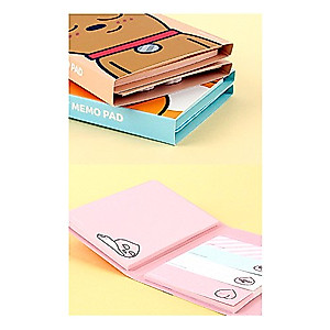KAKAO FRIENDS 4 Sticky Memo Pad - Ryan Sticky Memo Pad