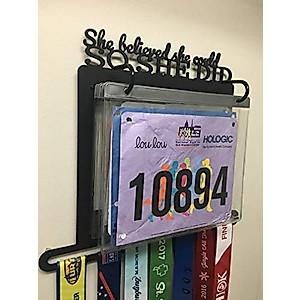 RunFix 15 Sheet Pack - Clear Vinyl Bib Holder Sleeves Medal Displays and Hangers