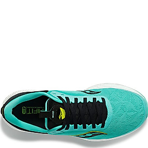 Saucony Women's Freedom 5 Running Shoe, Cool Mint/Acid, 8